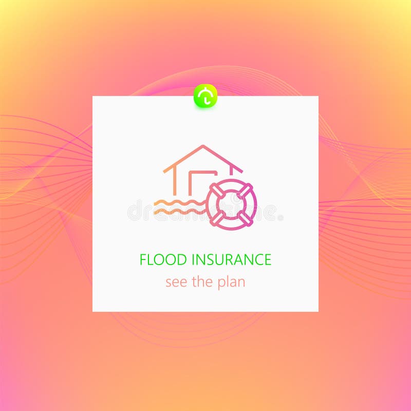 Flood Insurance. Word Cloud Illustration Stock Illustration ...