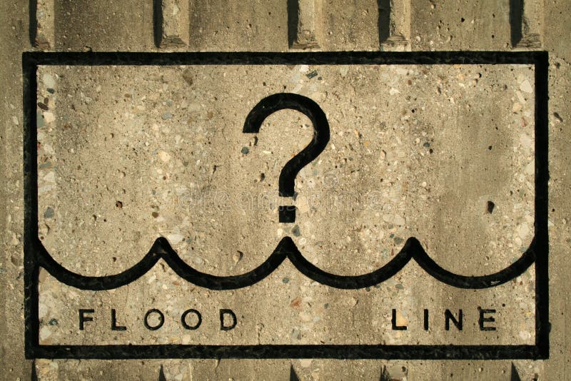 Flood Line stock image. Image of height, bank, line, level - 3580819