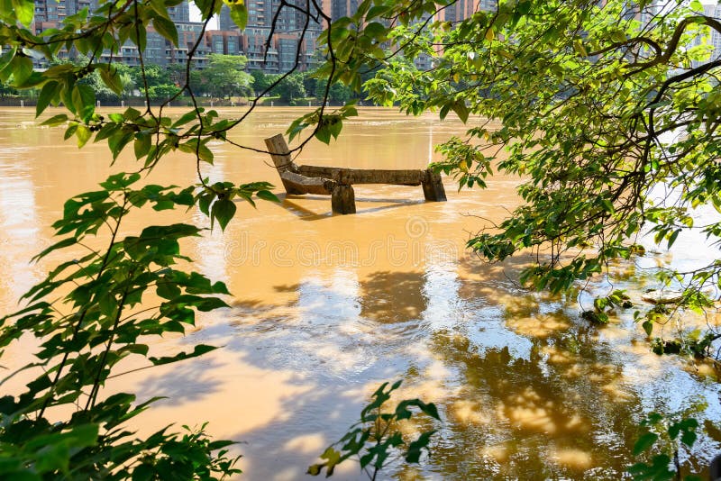 Man Made Flood Berm in Southern Alberta Canada Stock Photo - Image of ...