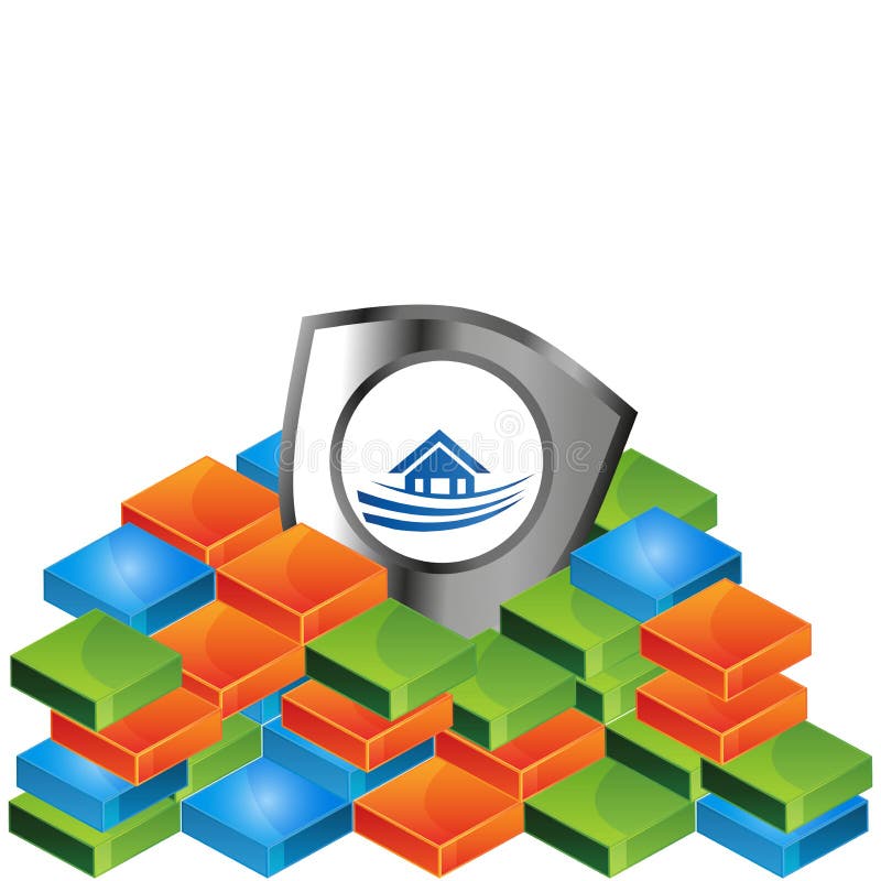 Flood Protection Vector Illustration Stock Vector - Illustration of ...