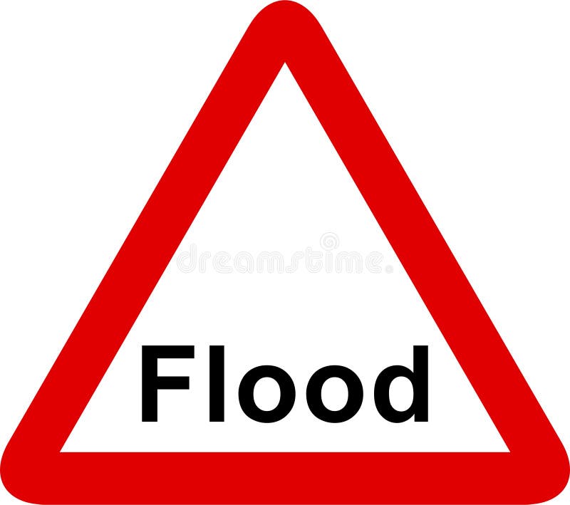 Flood Sign Stock Images - Image: 8298514