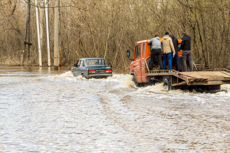 Flood editorial stock photo. Image of spring, middle - 93123553