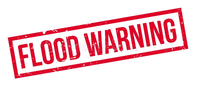 Flood Warning rubber stamp stock illustration. Illustration of climate ...