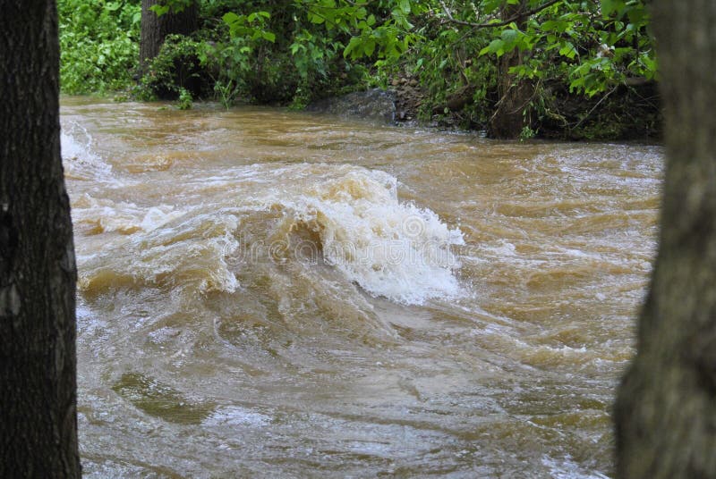 Flood waters stock image. Image of overflow, disaster - 49317477