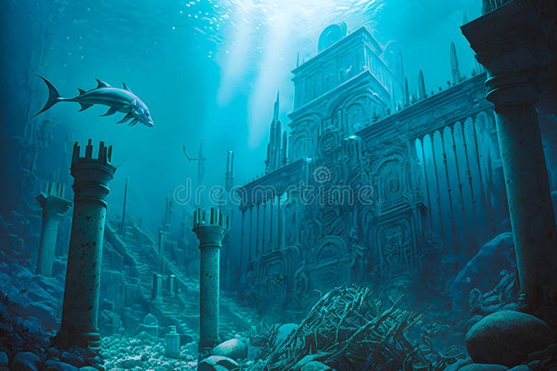 Atlantis Columns Stock Illustrations – 183 Atlantis Columns Stock ...