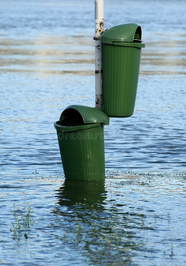 Flooded Garbage Containers Stock Photos - Free & Royalty-Free Stock ...