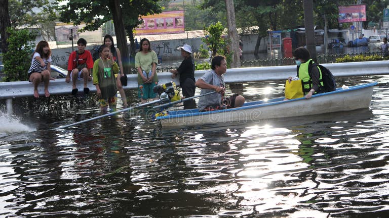 Flooded Road editorial image. Image of floods, floodwater - 25181980