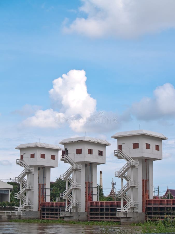 Floodgate stock image. Image of design, building, gate - 15806101