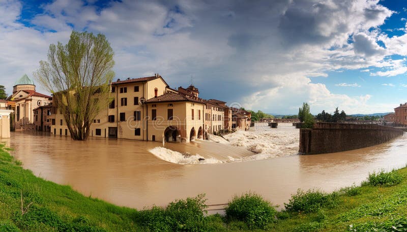 Flooding in Emilia Romagna, Italy - Severe Weather Disaster Stock ...
