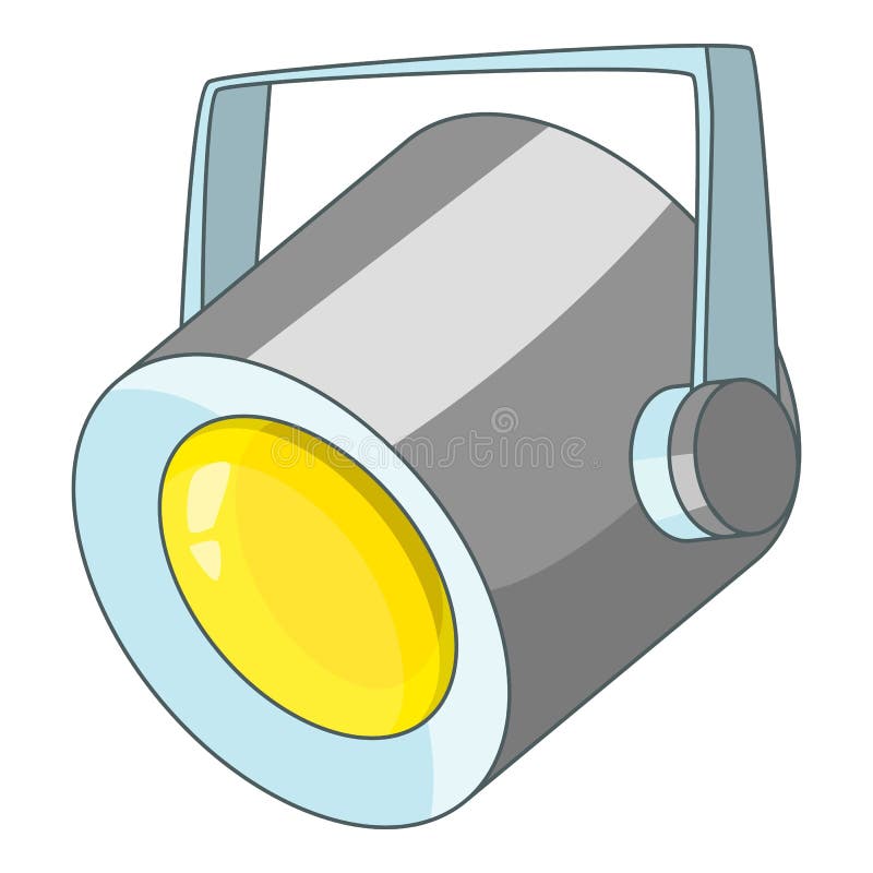 Floodlight Icon in Simple Style Stock Illustration - Illustration of ...