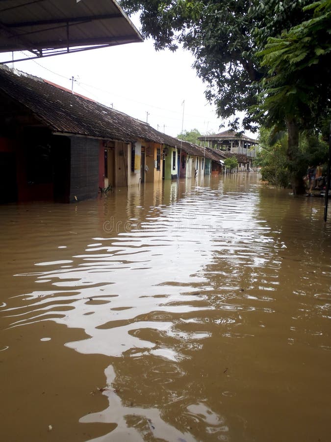 Floods editorial stock photo. Image of java, rains, disaster - 73167733