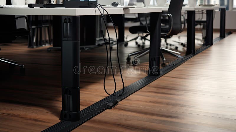 Floor cable protector stock illustration. Illustration of cable - 318097368