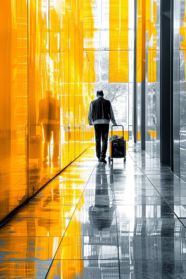 Floor Cleaning with Industrial Equipment in Modern Office Building for ...