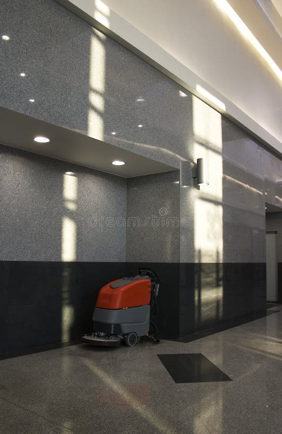 Floor cleaning machine stock image. Image of commercial - 23443635