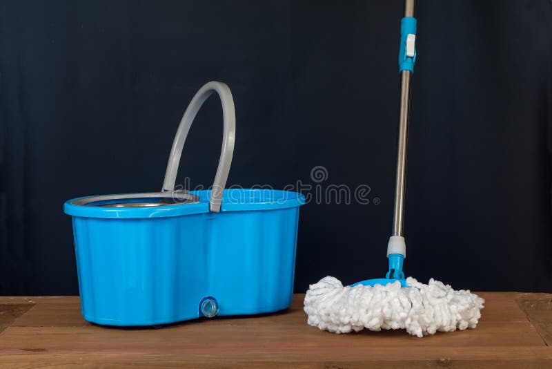 Mob for Cleaning Floor on the Office Floor Stock Photo - Image of ...