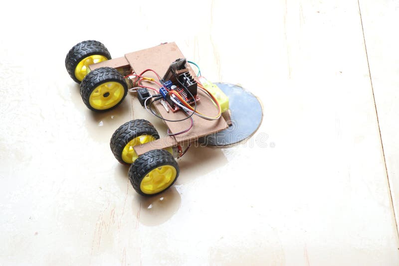 Floor Cleaning Robot Which is Controlled by Smartphone Which is Having ...