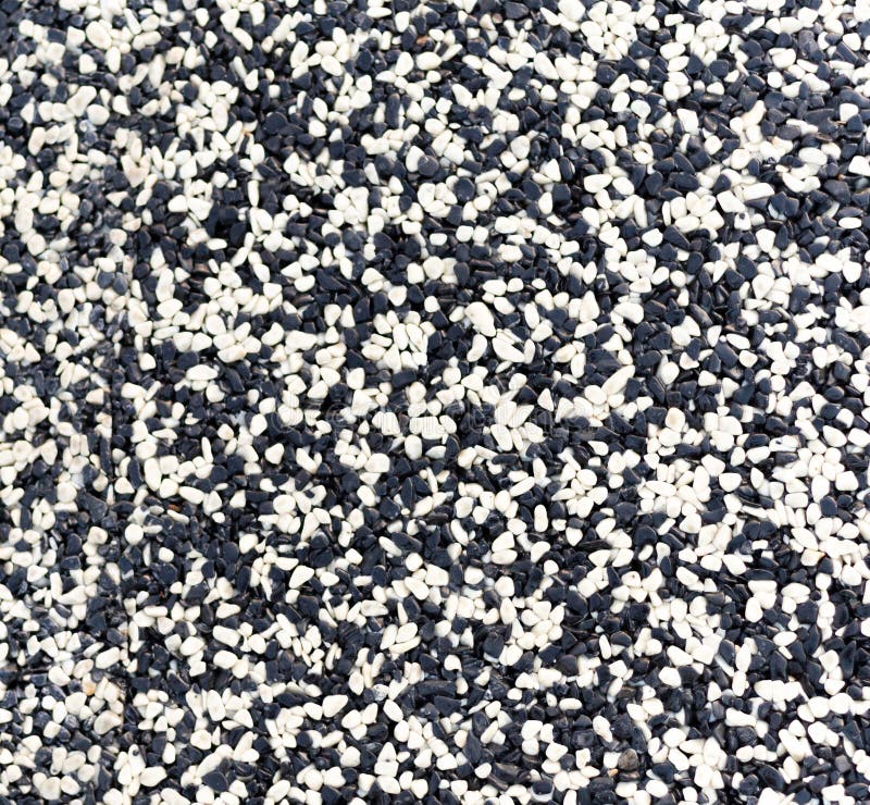 Floor Covering Texture, Texture of Small White and Black Stones Stock ...