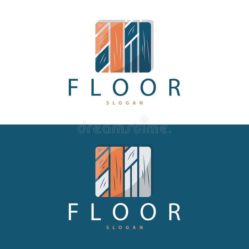 Floor Design Logo, Home Decoration Ceramic Tile Vector Illustration ...
