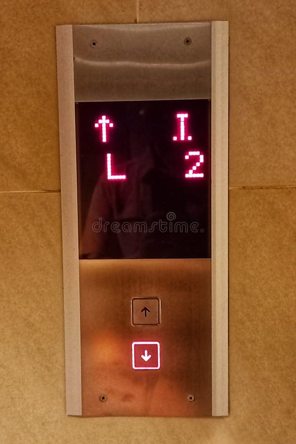 Floor and Direction Elevator Panels Stock Image - Image of floor ...