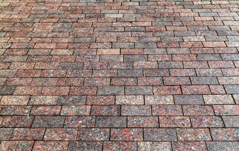 Floor Granite Blocks Perspective View. Stock Photo - Image of ceramic ...