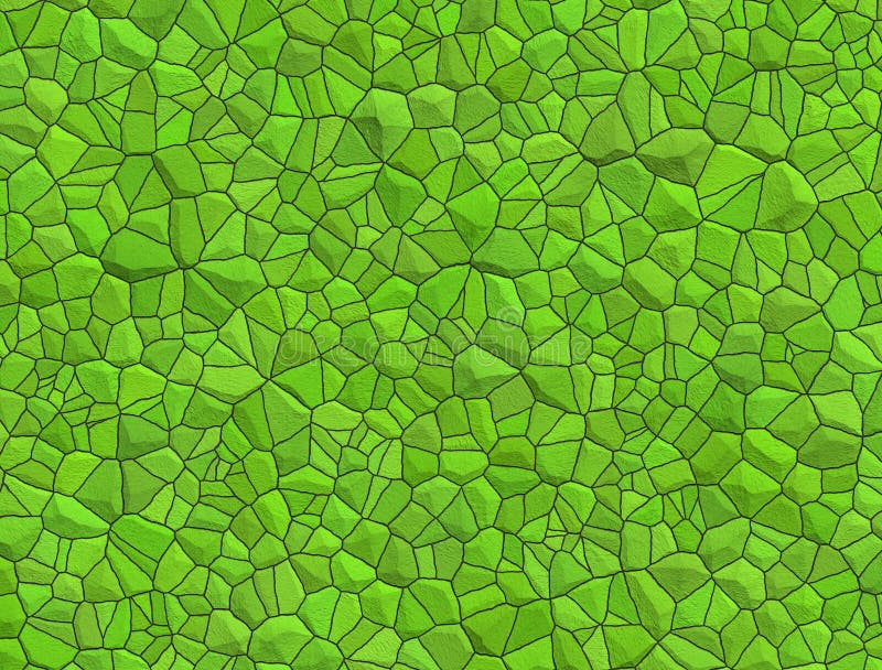 Floor with Green Pebble Mosaic Pattern Stock Illustration ...