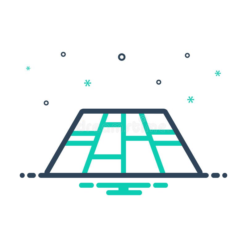 Mix Icon for Floor, Interior and Tiles Stock Vector - Illustration of ...