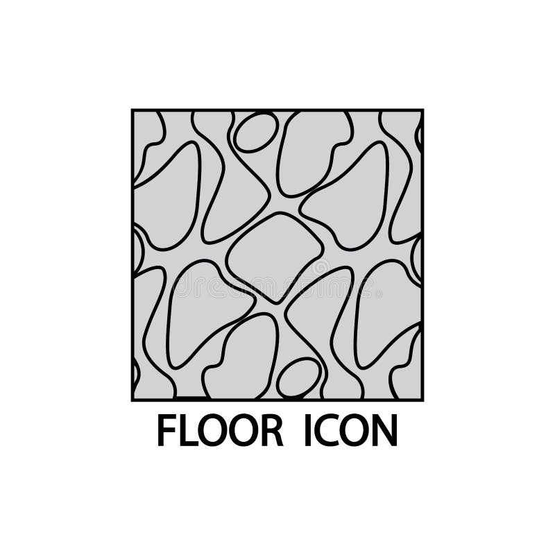 Floor icon vector stock vector. Illustration of board - 262583964