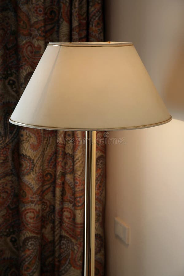 Lamp stock image. Image of calmness, wall, lamp, bedside - 4949985