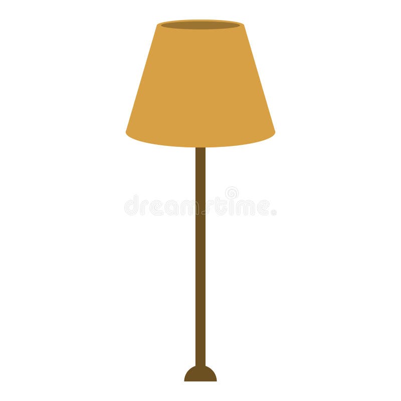 Floor lamp icon stock vector. Illustration of vector - 192499035