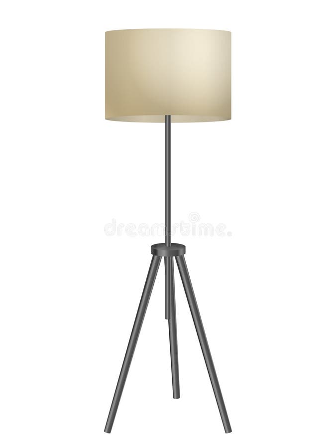 Floor lamp stock vector. Illustration of decorative - 359910250