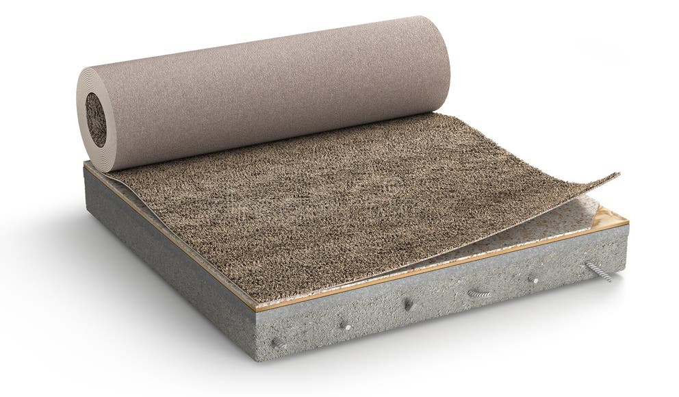 Floor Layers. Piece of Carpet Floor Stock Image - Image of decoration ...