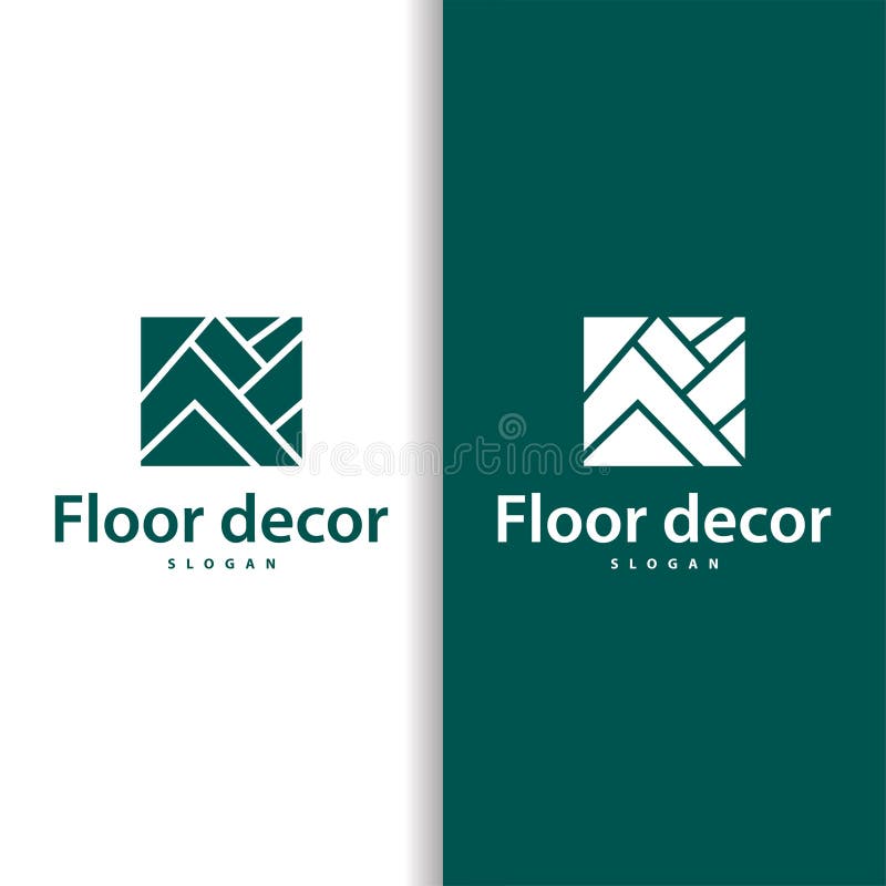 Floor Logo Simple Abstract Design Home Decoration Ceramic Tile Vector ...
