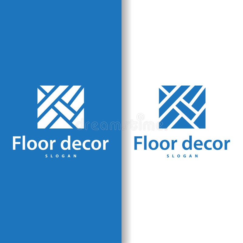 Floor Logo Simple Abstract Design Home Decoration Ceramic Tile Vector ...