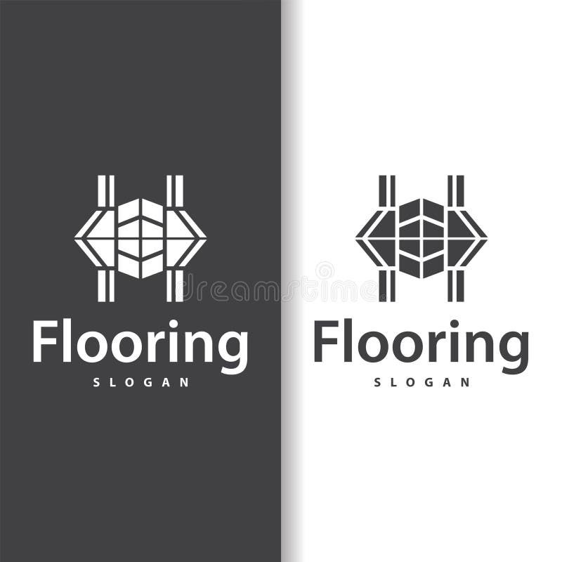 Floor Logo Simple Abstract Design Home Decoration Ceramic Tile Vector ...