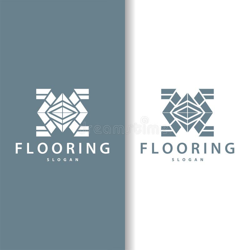 Floor Logo Simple Abstract Design Home Decoration Ceramic Tile Vector ...