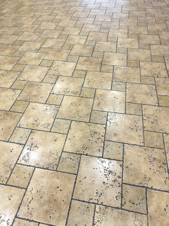 The Floor is Made of Tiles and Has a Checkered Pattern Stock Image ...