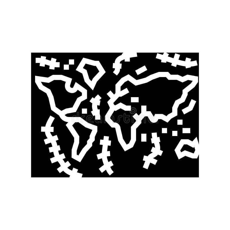 Map Ocean Currents World Glyph Icon Vector Stock Illustrations – 2 Map ...