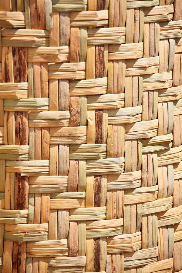 Floor Mat Made from Woven Reeds Stock Image - Image of handcrafted ...