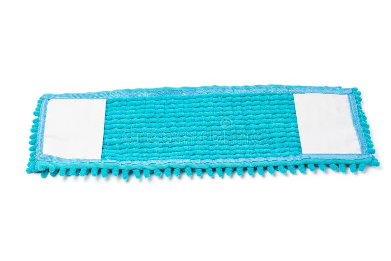 Floor Mop Cloth for Mopping the Floor Isolated on White Background ...