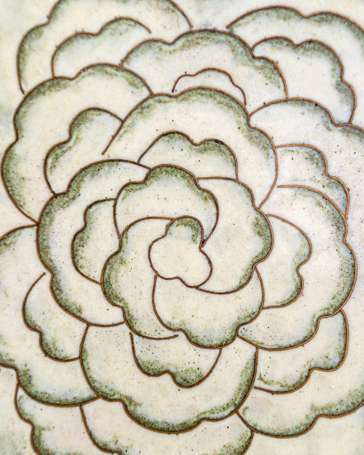 Floor Ornament with Chinese Pattern Closeup Stock Photo - Image of home ...