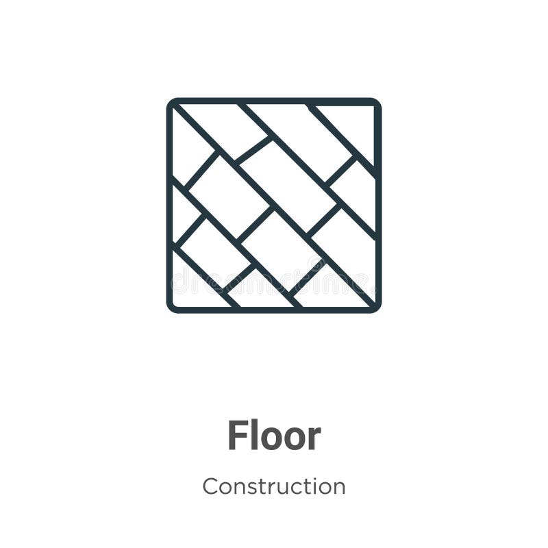 Floor Vector Icon on White Background. Flat Vector Floor Icon Symbol ...
