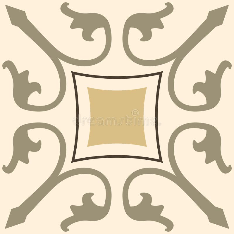 Floor Pattern Vector with Ceramic Tiles. Stock Vector - Illustration of ...