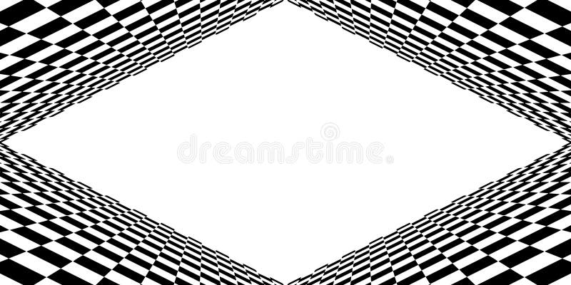 Floor in Perspective with Checkerboard Texture. Empty Chess Boards ...