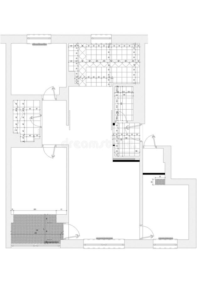 Architecture floor plan stock vector. Illustration of engineer - 10382296
