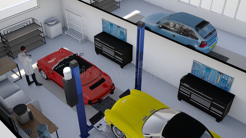 Floor Plan of Car Service. Floor Plan of Car Service. Working Place ...