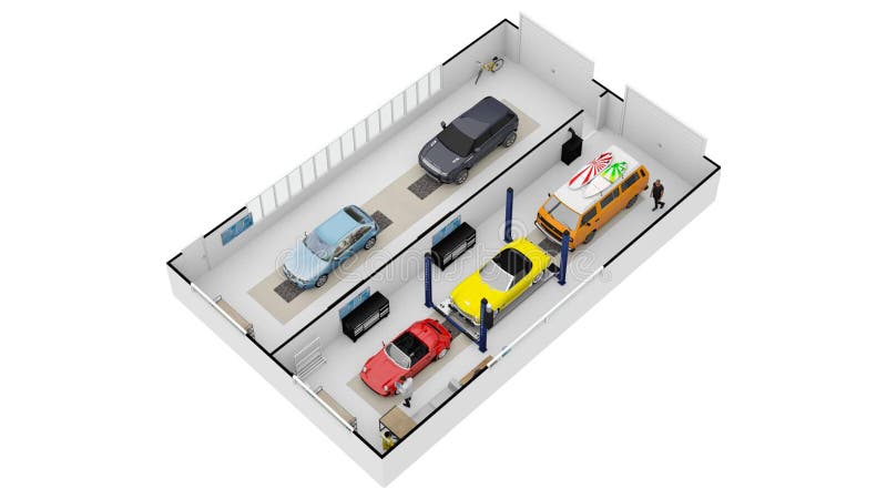 Floor Plan of Car Service. Floor Plan of Car Service. Working Place ...