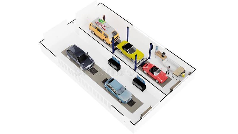 Floor Plan of Car Service. Floor Plan of Car Service. Working Place ...