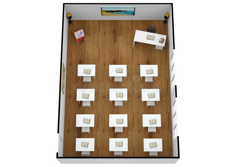 Classroom Drawing Layout