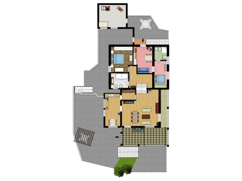 Floor Plan Autocad Stock Illustrations – 655 Floor Plan Autocad Stock Illustrations, Vectors ...