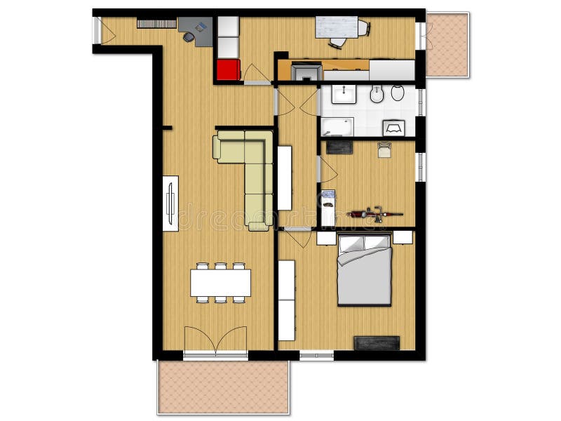 Floor Plan Object Stock Illustrations – 3,498 Floor Plan Object Stock ...